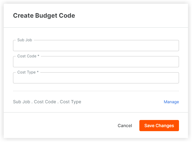 Assign a Budget Code from an Estimate - Procore