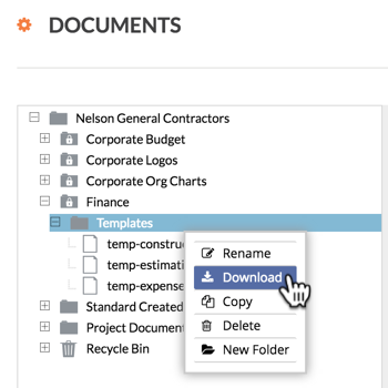 Download Files and Folders from Your Company's Documents Tool - Procore